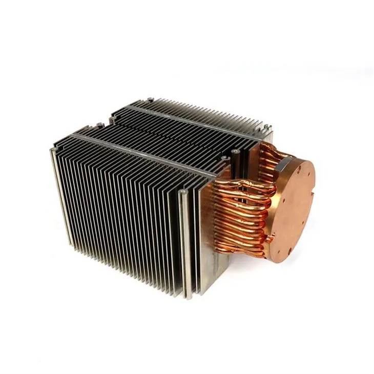 China Customized High Power Aluminum Fin Copper Plate Heat Pipe Heat ...